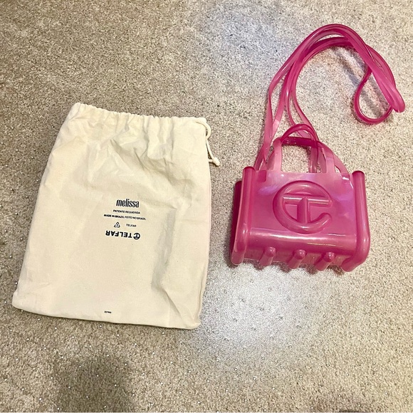 Telfar | Bags | Telfar X Melissa Pink Jelly Shopper Small | Poshmark